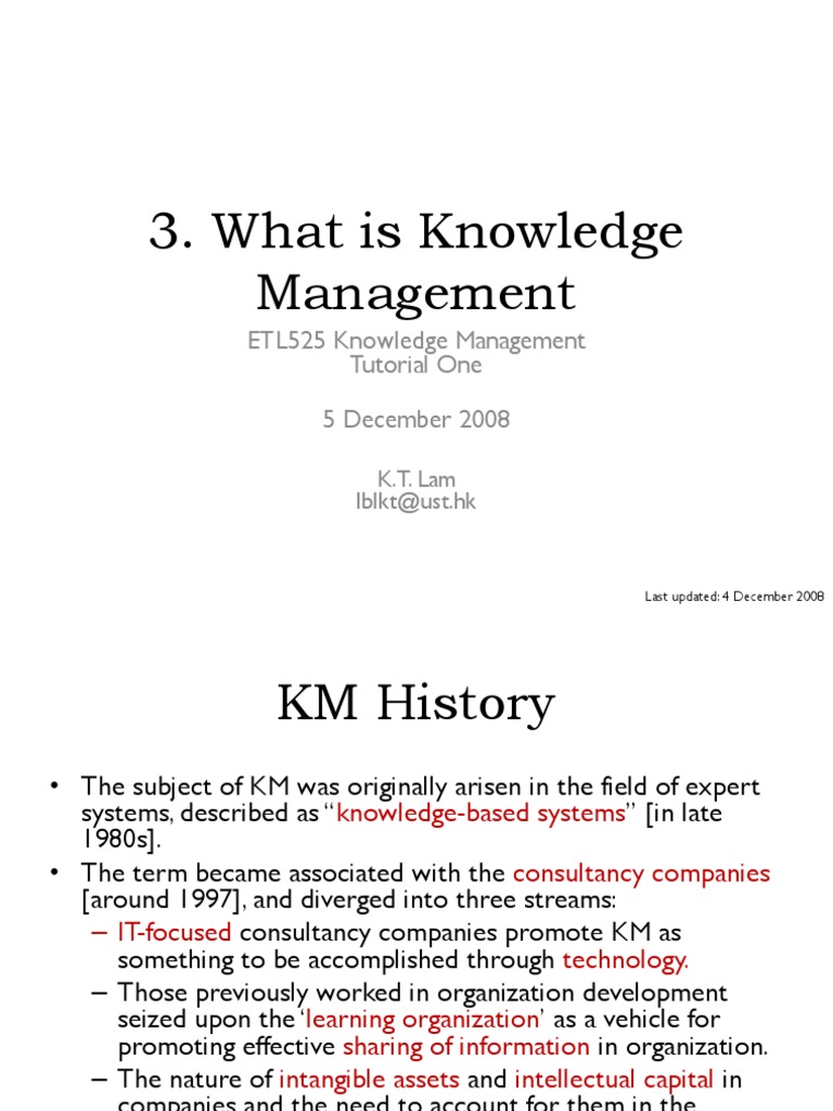 Knowledge Management | PDF | Knowledge Management | Strategic Management