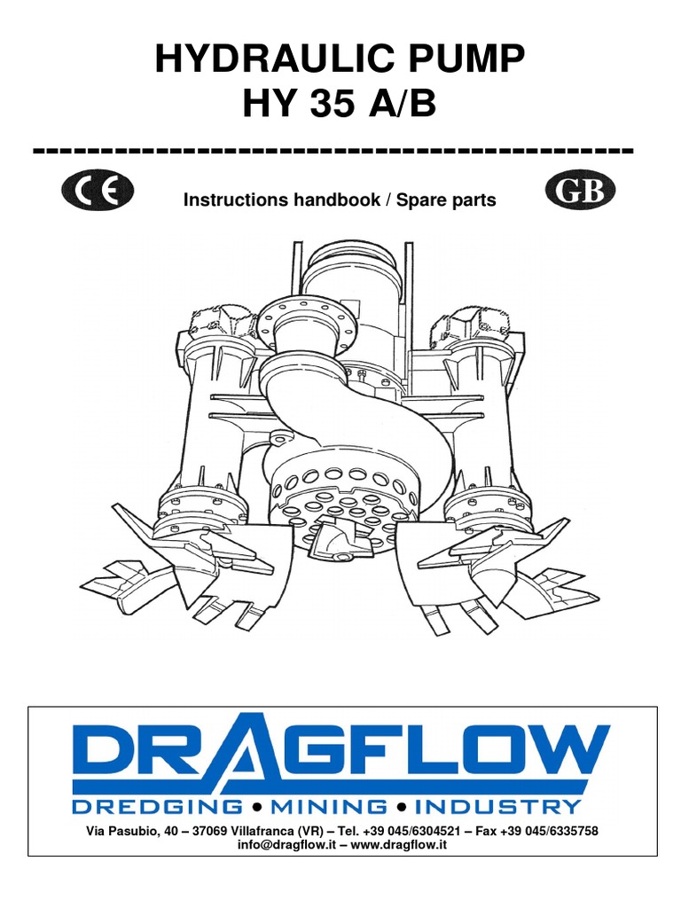 Dragflow HY 35 A/B Pump Manual | PDF | Noise | Pump
