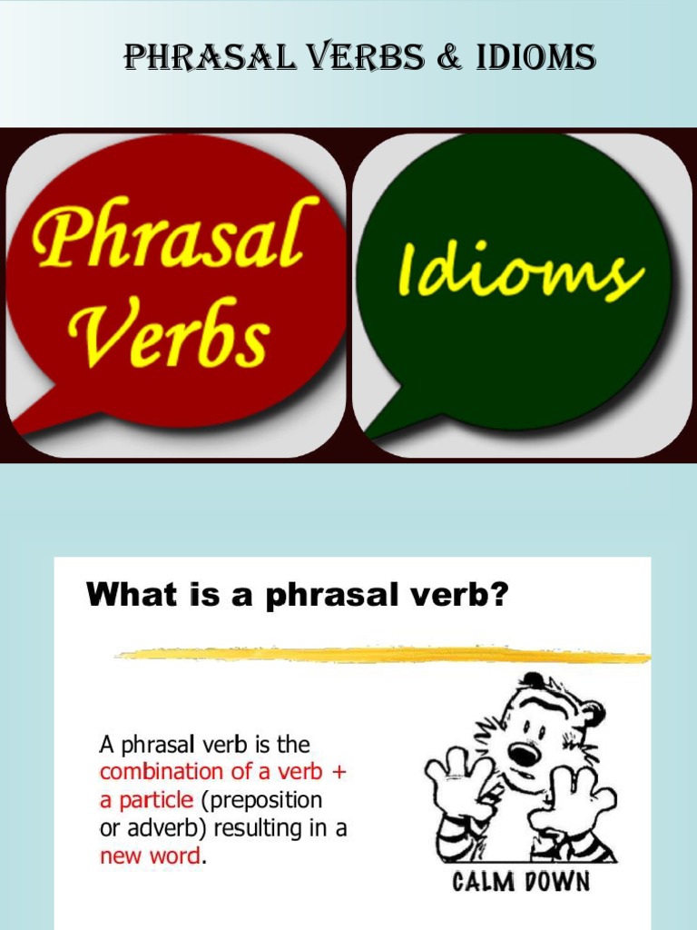 Unit 33-Phrasal Verbs and Idioms | PDF | Object (Grammar) | Verb