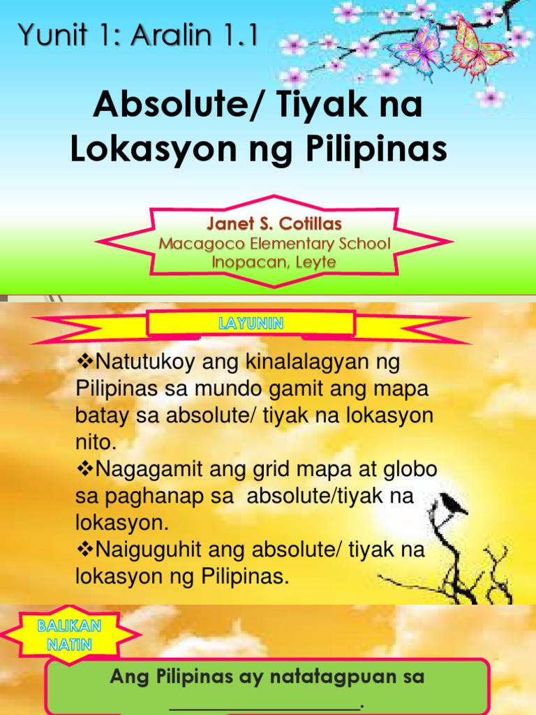 AP Yunit 1 Aralin 1.1 | PDF