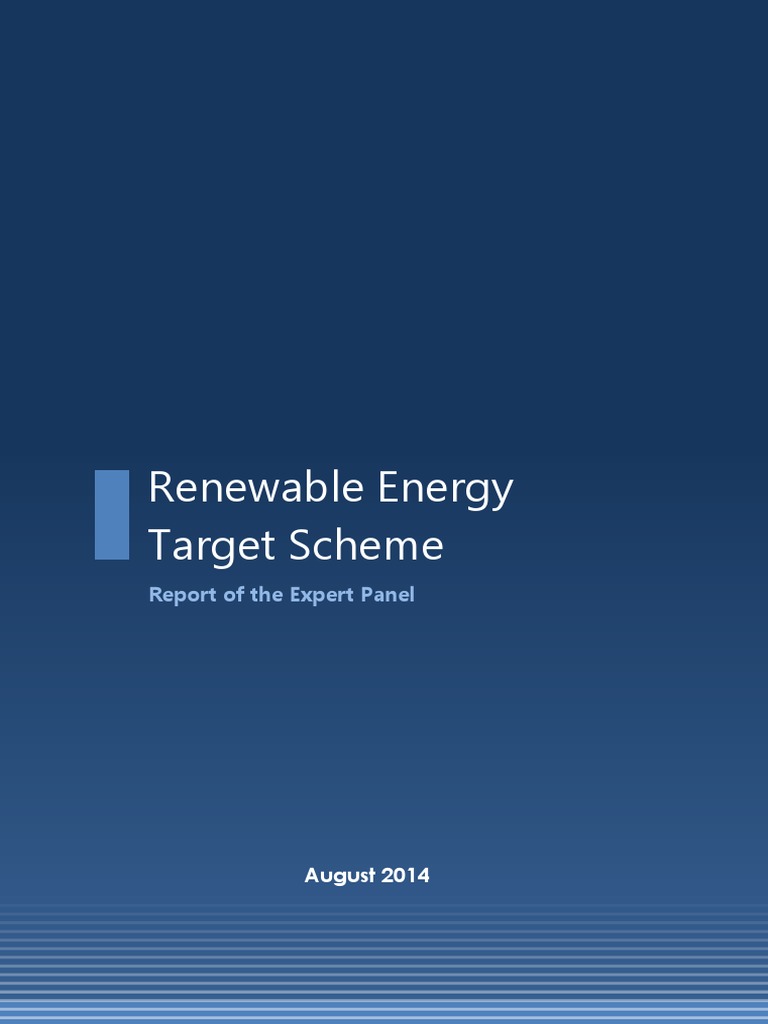 RET Review Report | PDF | Renewable Energy | Electricity Generation