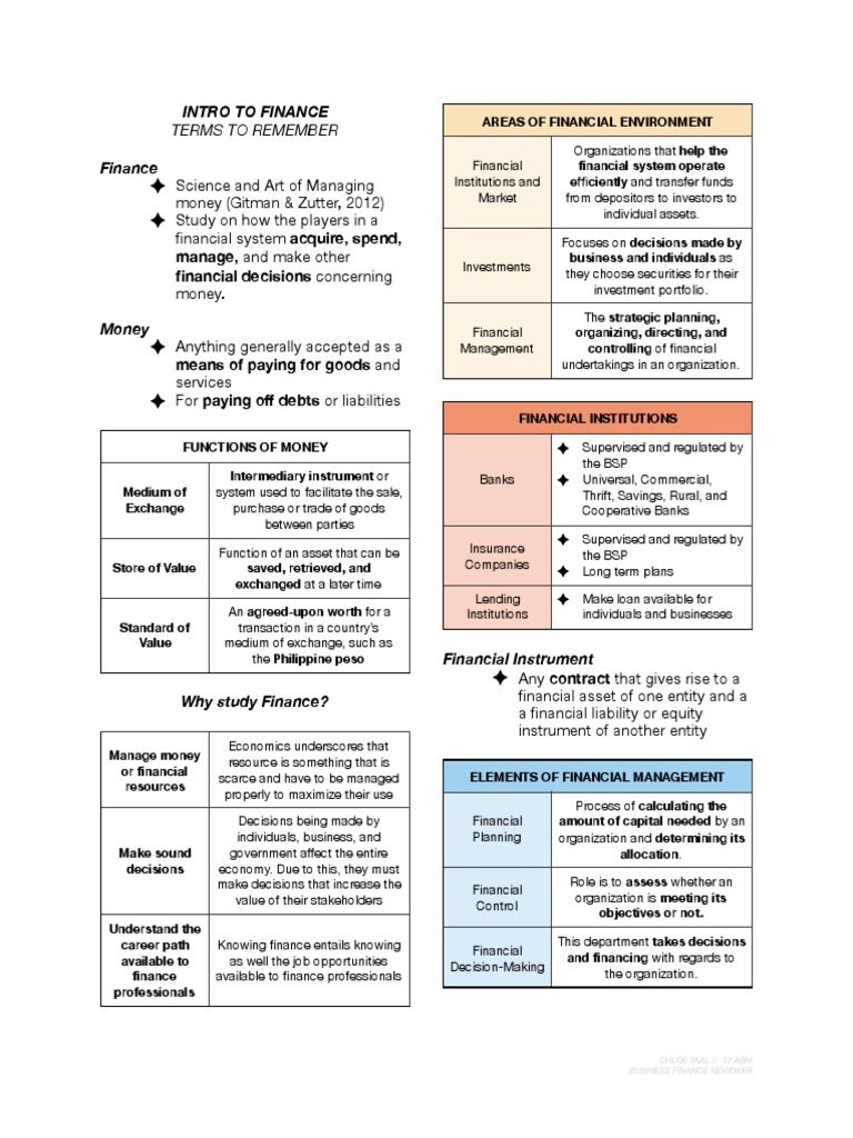 Business Finance Terms and Formulas | PDF | Revenue | Net Income