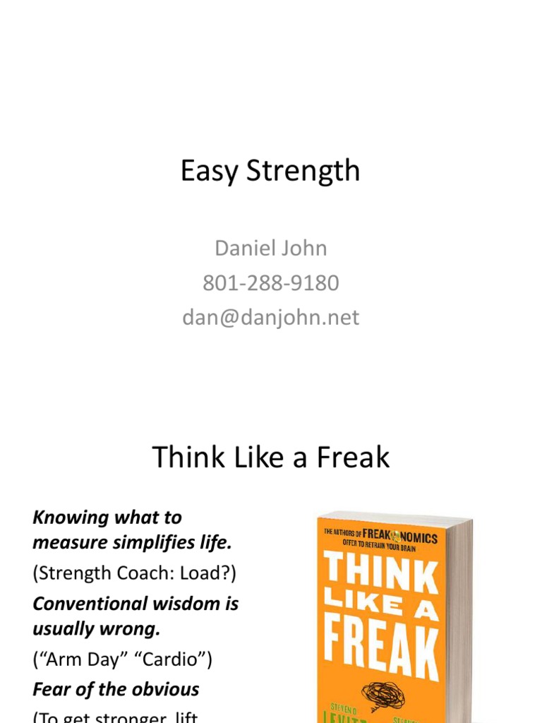 Easy Strength: Daniel John 801-288-9180 | PDF | Kettlebell | Recreation