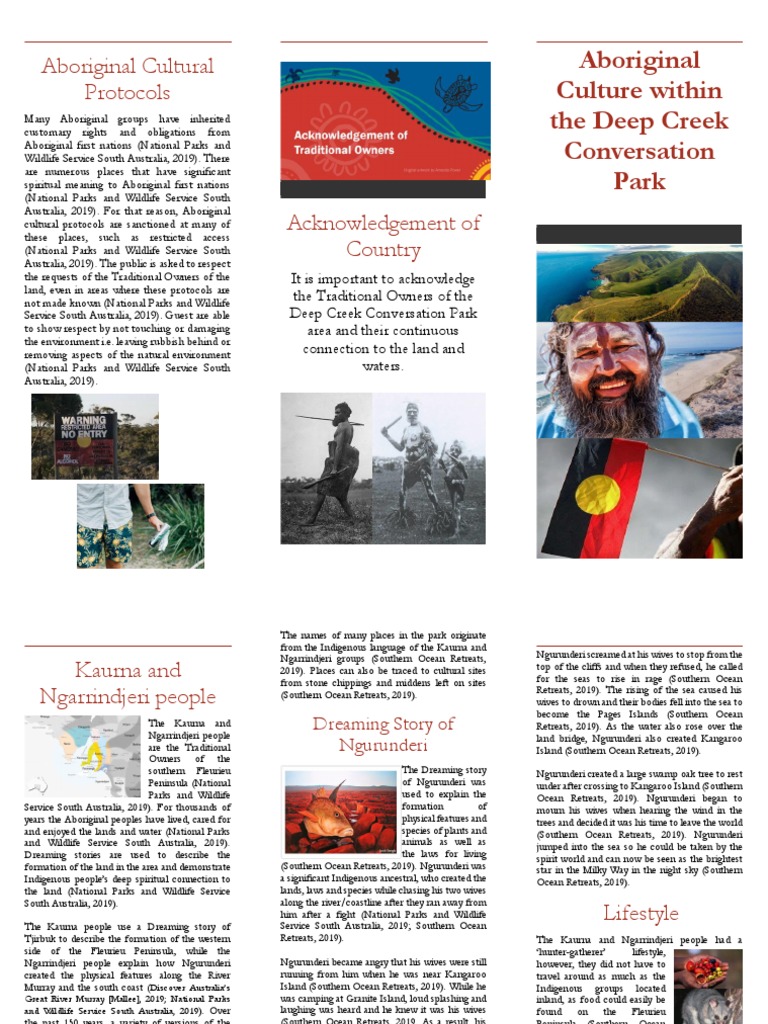 Aboriginal Cultural Brochure | PDF | Nature