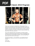 John Meadows Training Programs Overview | PDF | Recreation | Physical ...