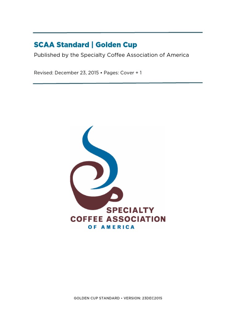 Guidelines for Achieving the Specialty Coffee Association of America's ...