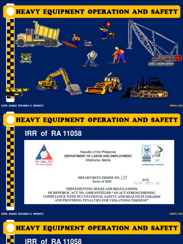 Construction Equipment Safety Guidelines | PDF | Crane (Machine ...