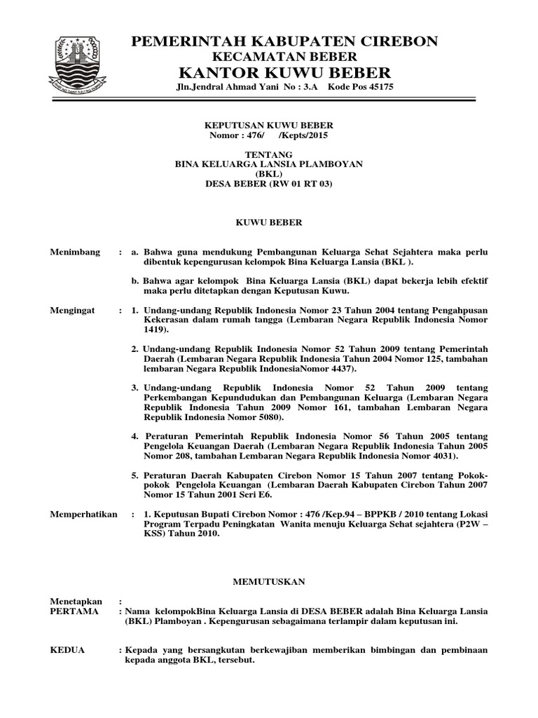 SK BKL BKB BKR ..KB Pria | PDF