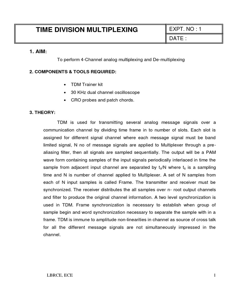Nnew - DC Lab Manual | PDF | Modulation | Sampling (Signal Processing)