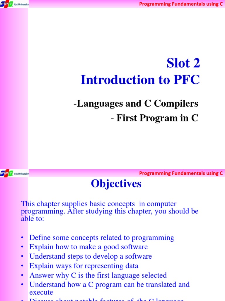 Slot02-Introduction To PFC | PDF | Computer Data Storage | Programming ...