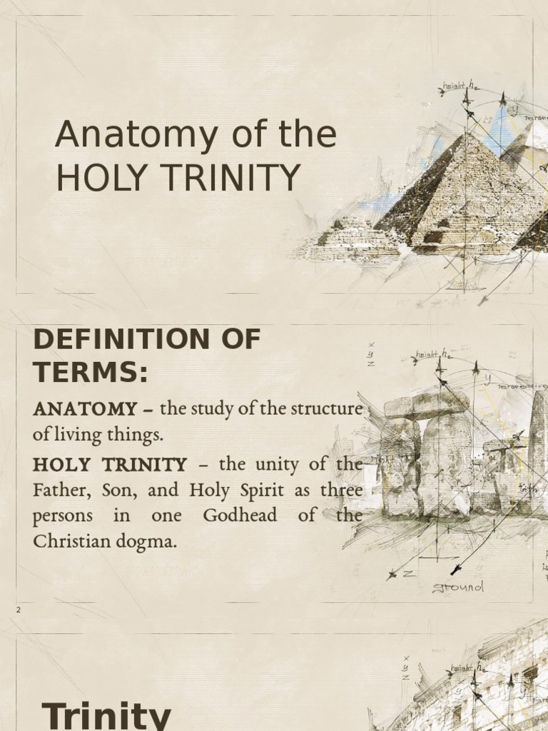 The Anatomy of The Holy Trinity | PDF | God The Father | Trinity