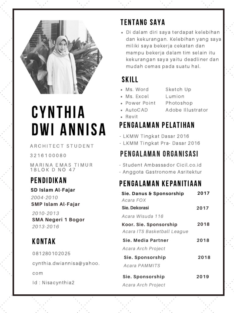 Cynthia Dwi Annisa-CV | PDF