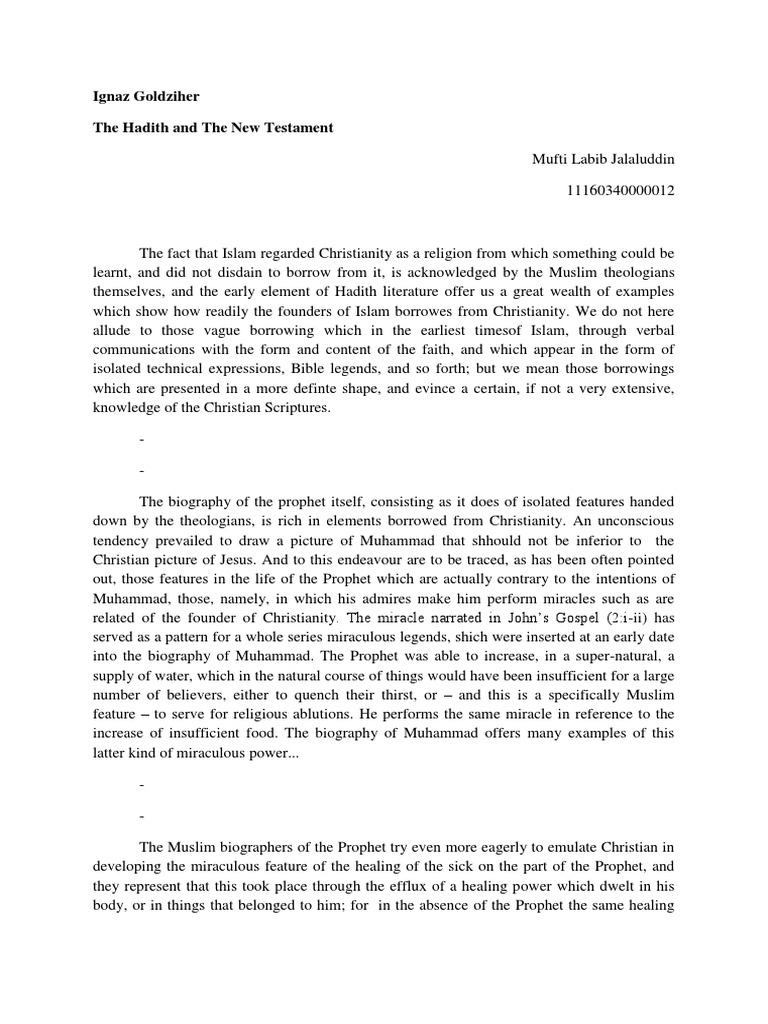 Ignaz Goldziher - Orientalisme | PDF | Miracle | Cultural Anthropology