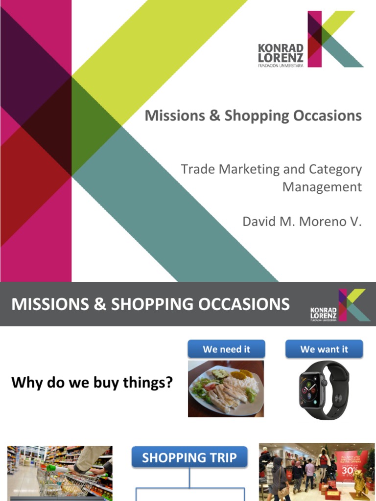 Missions & Shopping Occasions | PDF | Workweek And Weekend | Marketing