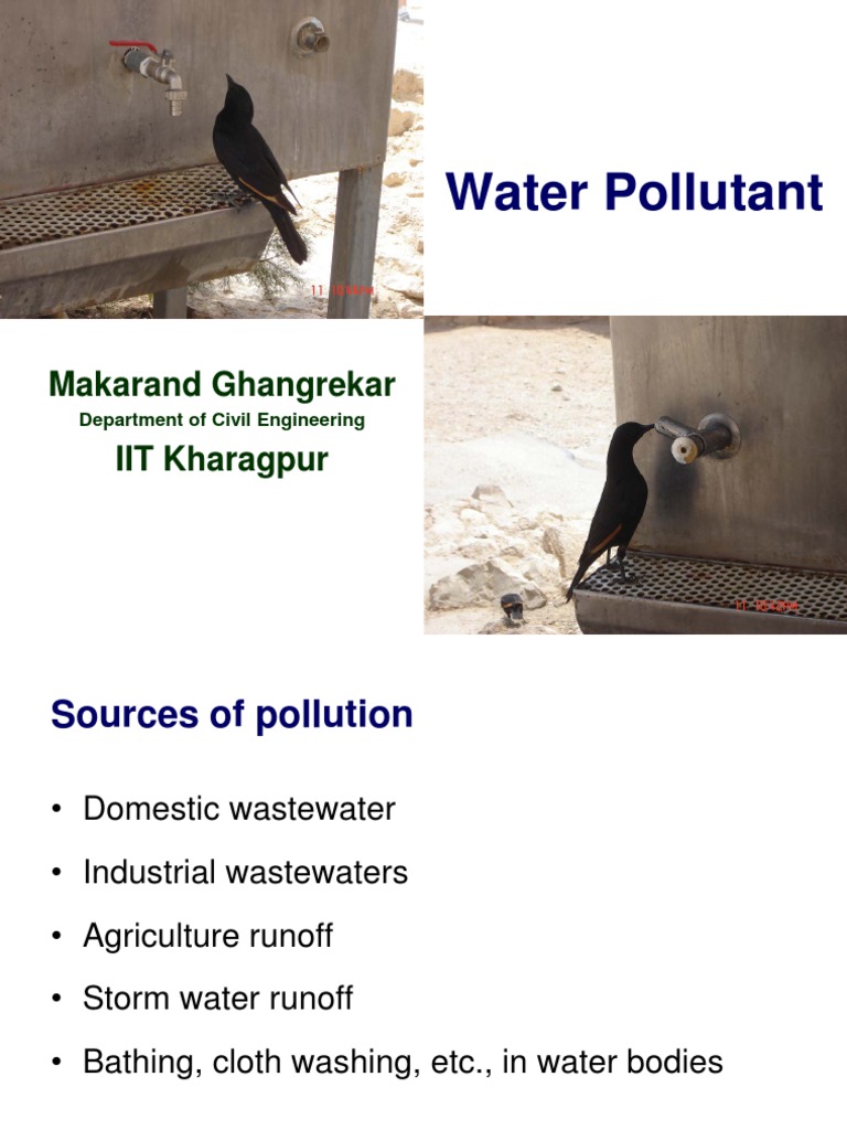 Classification of Water Pollutants | PDF | Sewage Treatment | Water ...