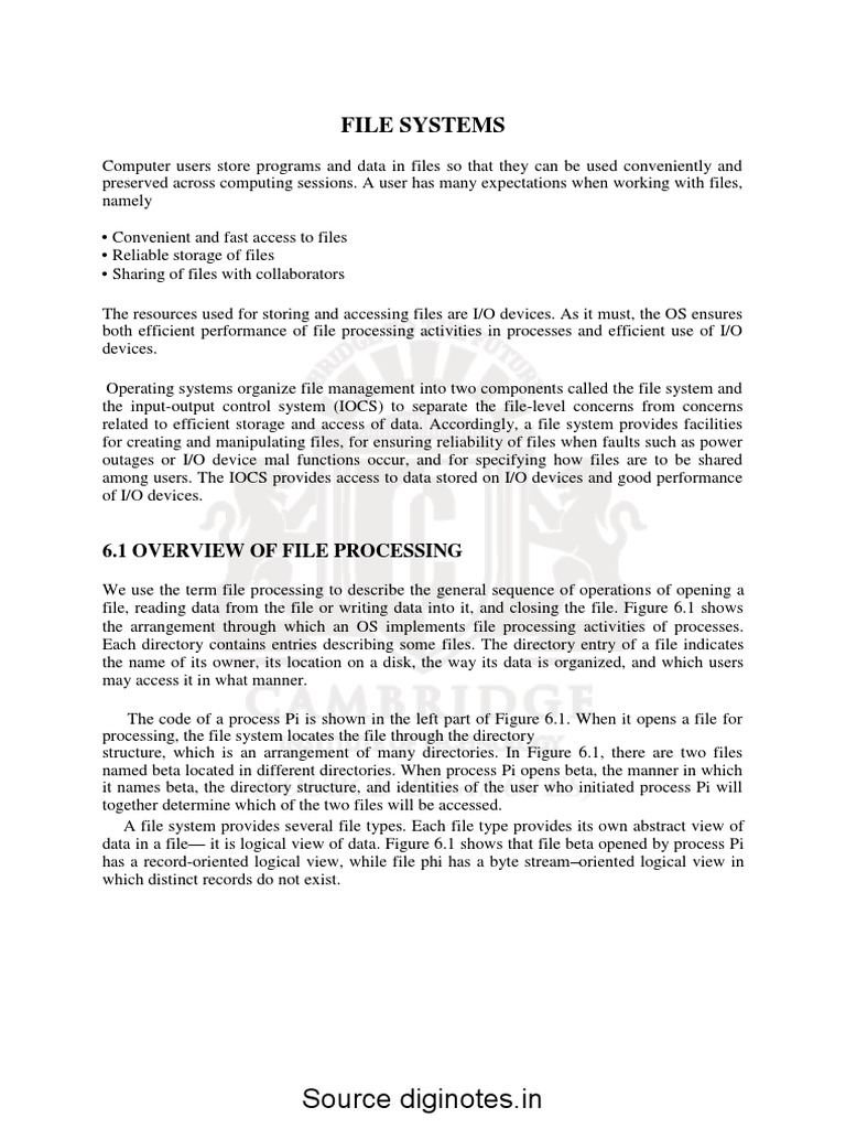 Os Mod4 PDF | PDF | File System | Computer File