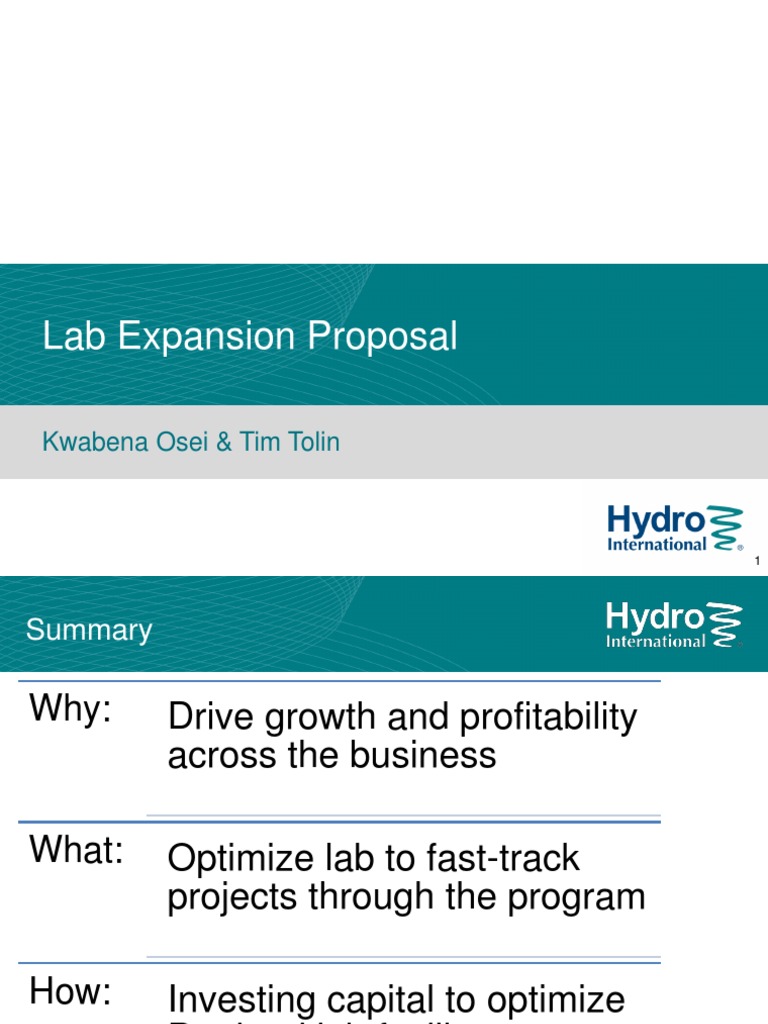 Portland Lab Expansion Proposal Overview | PDF | Laboratories | Economies