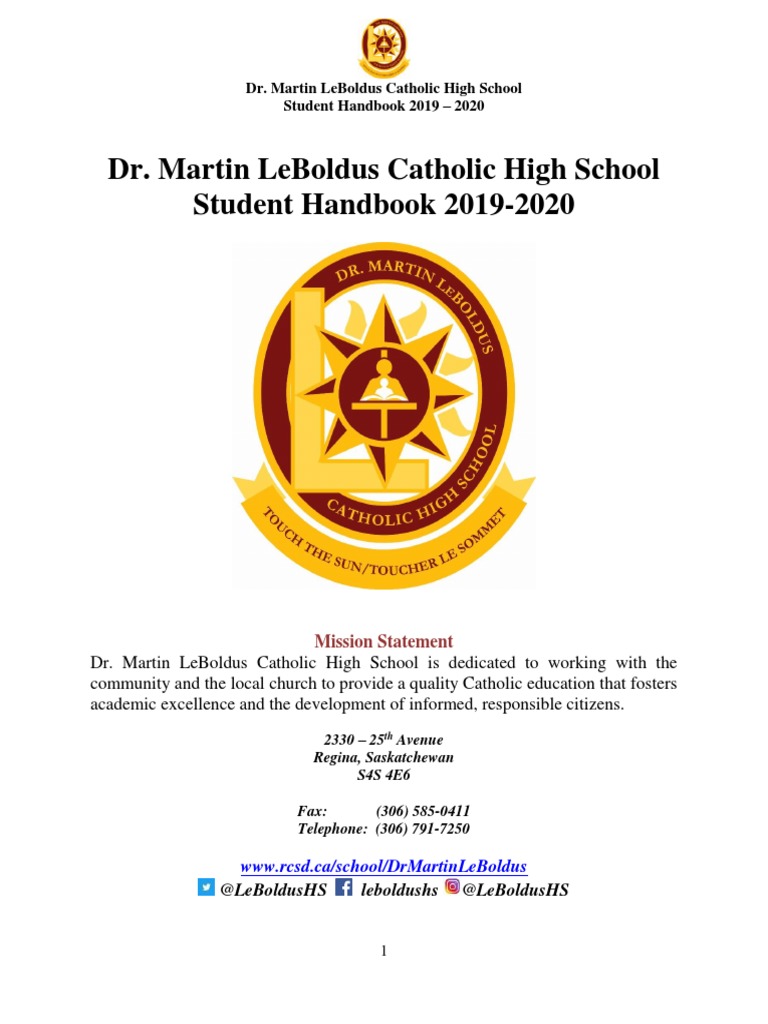 Student Handbook 2019-2020 | PDF | Academic Dishonesty | Academic Integrity