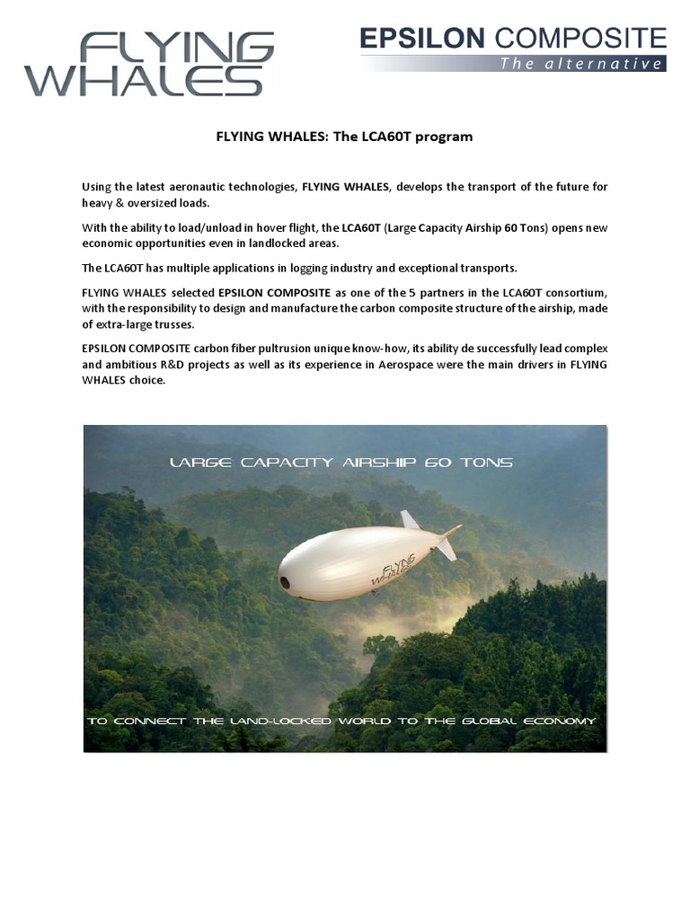 LCA60T Airship: Heavy Load Transport | PDF