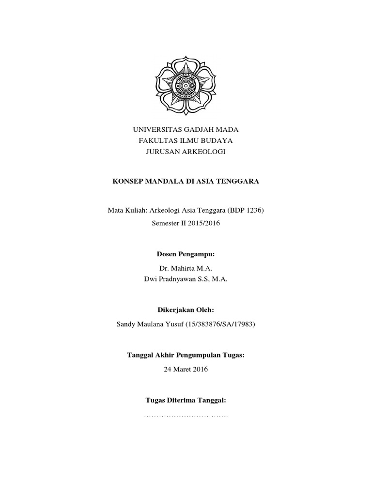 Konsep Mandala Di Asia Tenggara | PDF