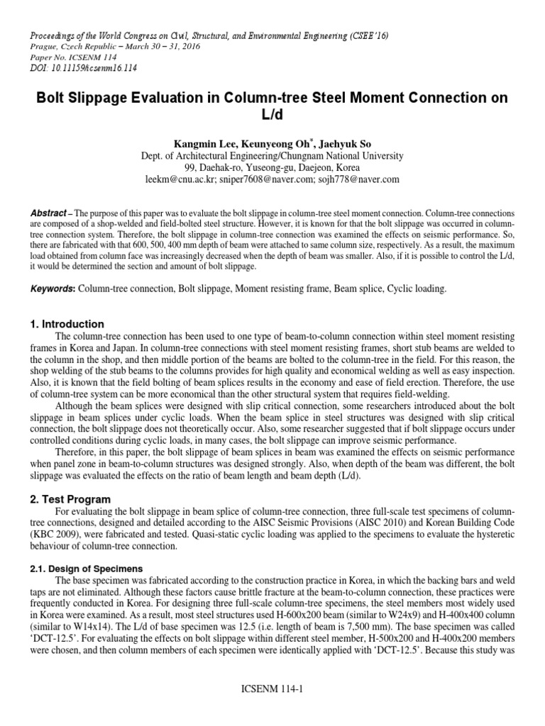 Tree Column | PDF | Beam (Structure) | Column