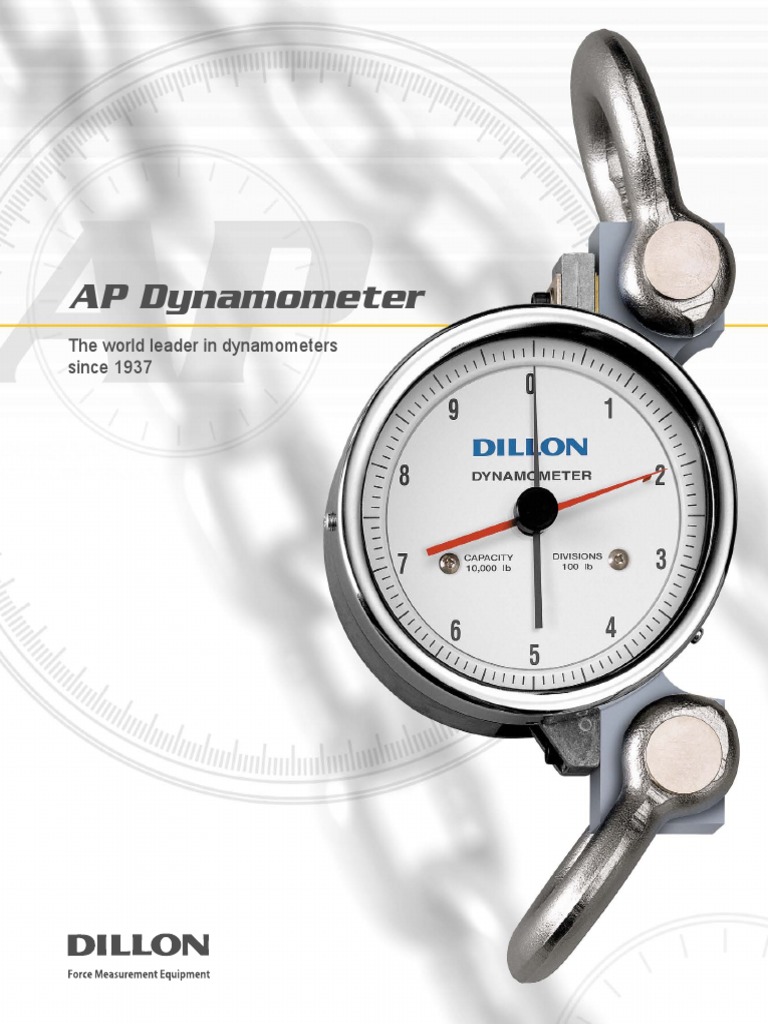 AP Dynamometer: The World Leader in Dynamometers Since 1937 | PDF ...