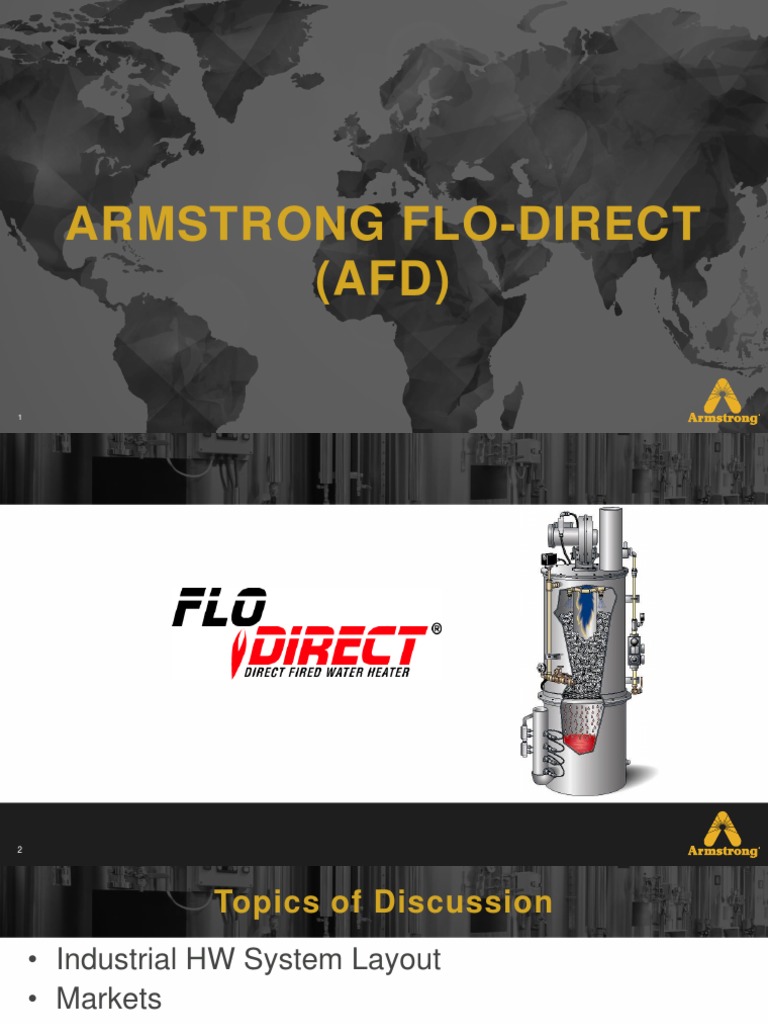 Armstrong Flo-Direct (AFD) | PDF | Water Heating | Boiler