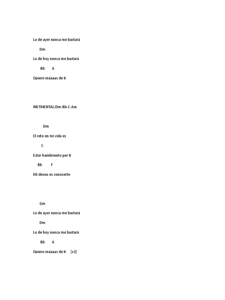 Maryuri Letras | PDF
