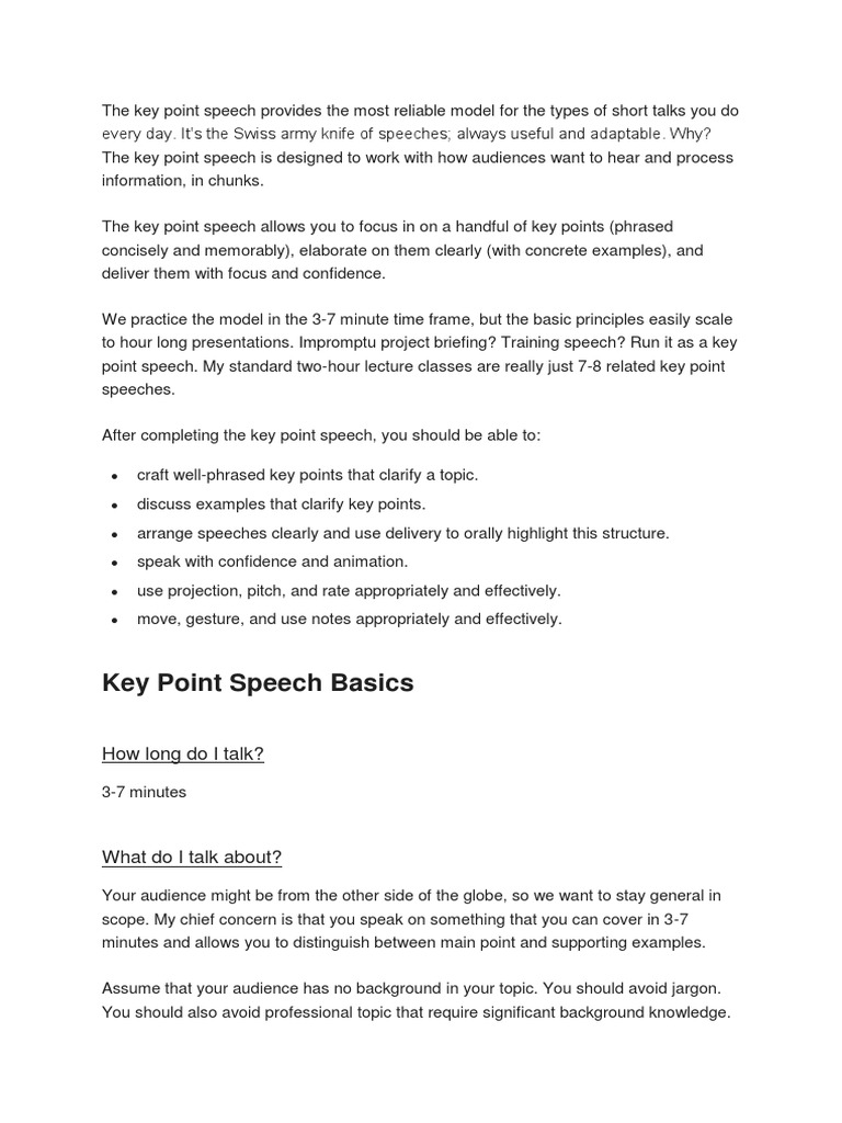 Dynamic Public Speaking | PDF | Public Speaking | Thesis