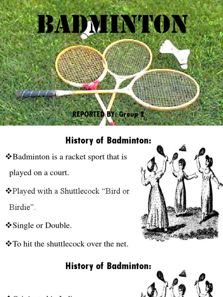 History and Evolution of Badminton | PDF | Racquet Sports | Athletic Sports