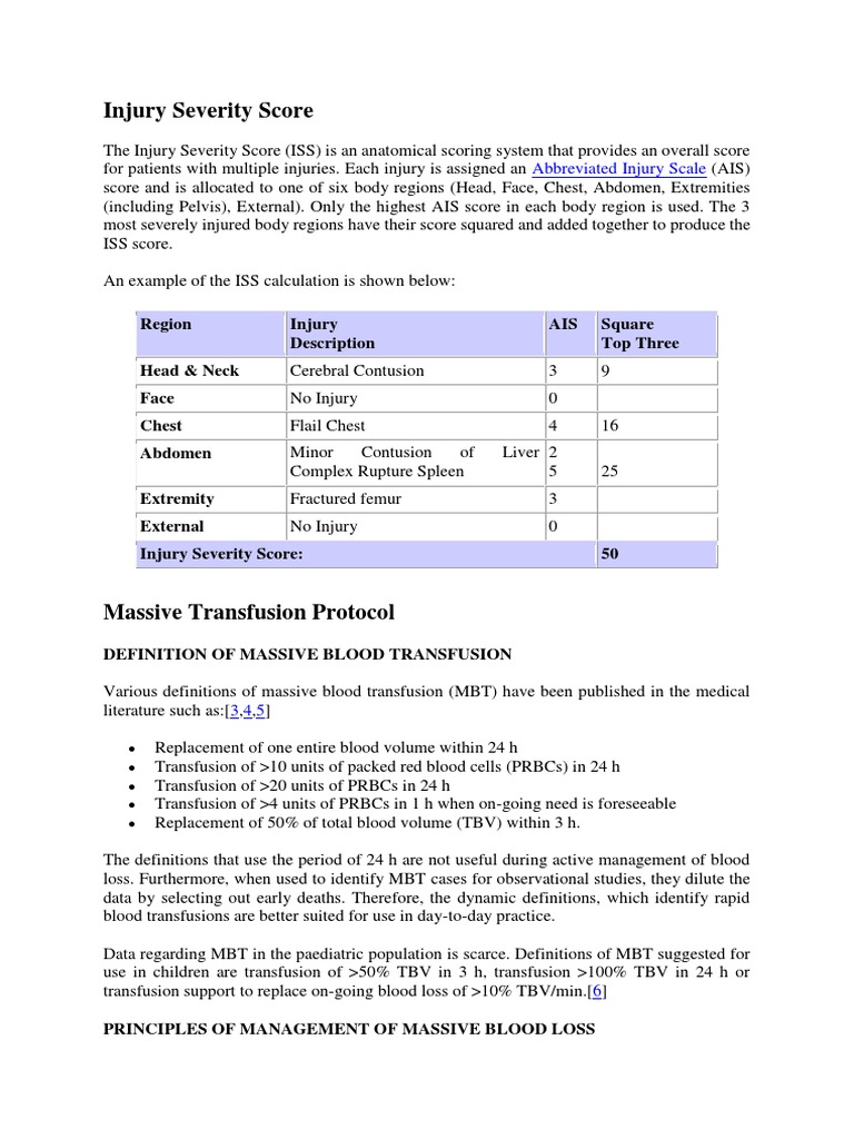 Injury | PDF | Bleeding | Intravenous Therapy