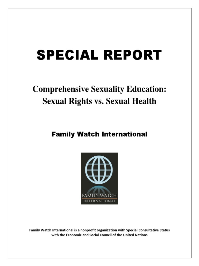 Comprehensive Sexuality Education: Sexual Rights vs. Sexual Health ...