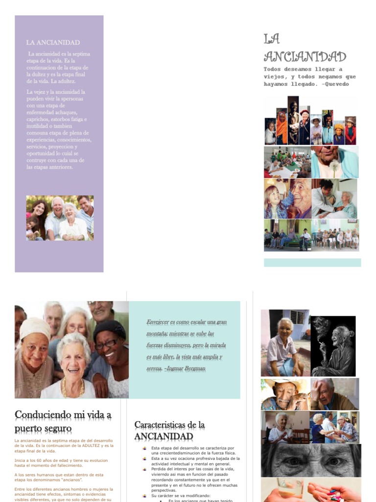 La Ancianidad | PDF | Vejez | Adultos