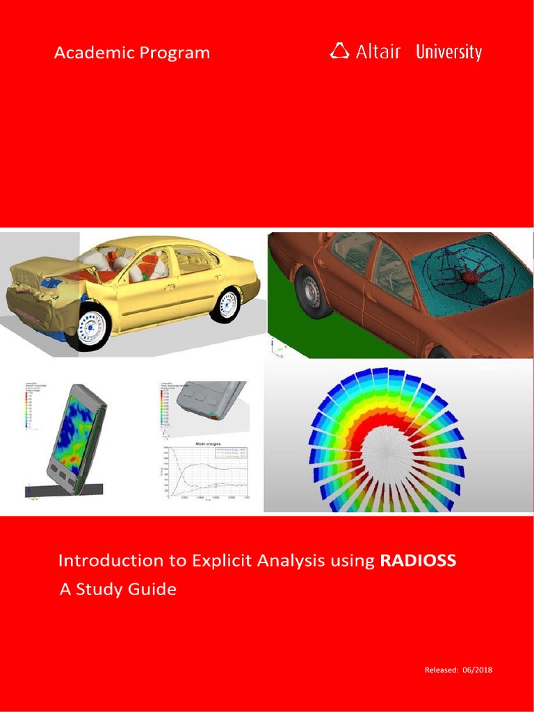 Explicit Analysis RADIOSS Ebook | PDF | Nonlinear System | Parallel Computing