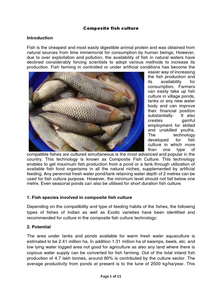 Composite Fish Culture