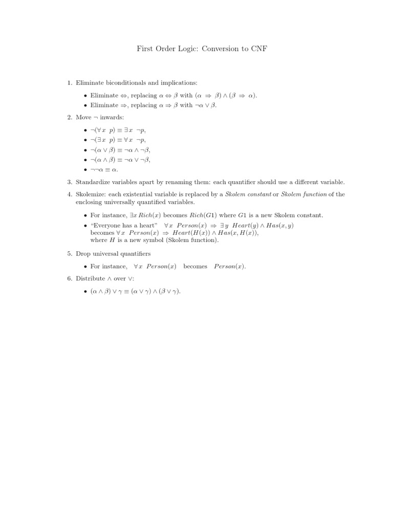 CNF Conversion PDF | PDF | Computers