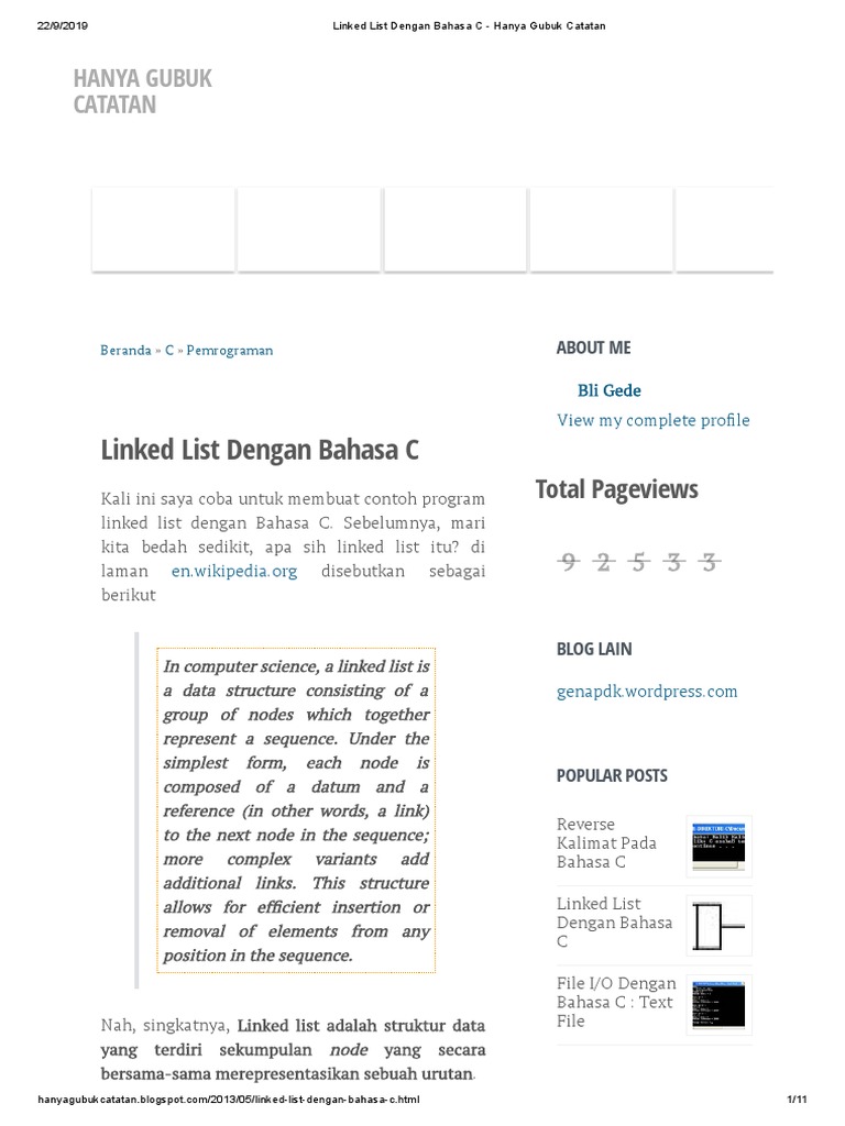 Linked List | PDF Linked List | PDF