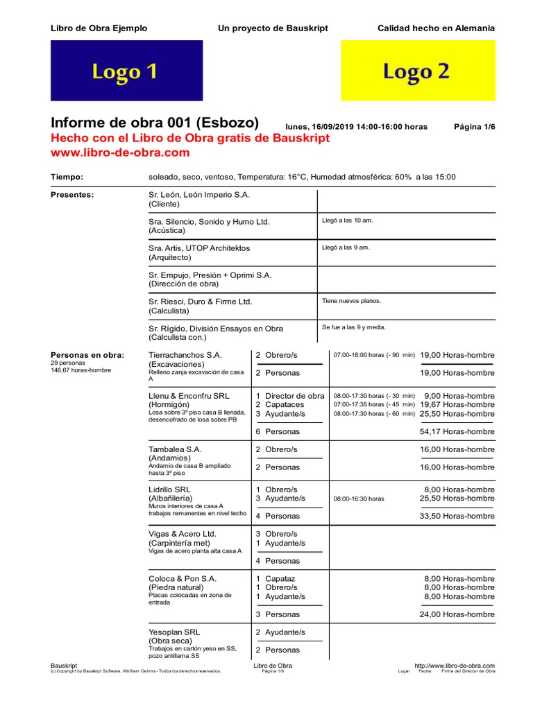 Bitacora de Obra | PDF | Hormigón | Elementos arquitectónicos