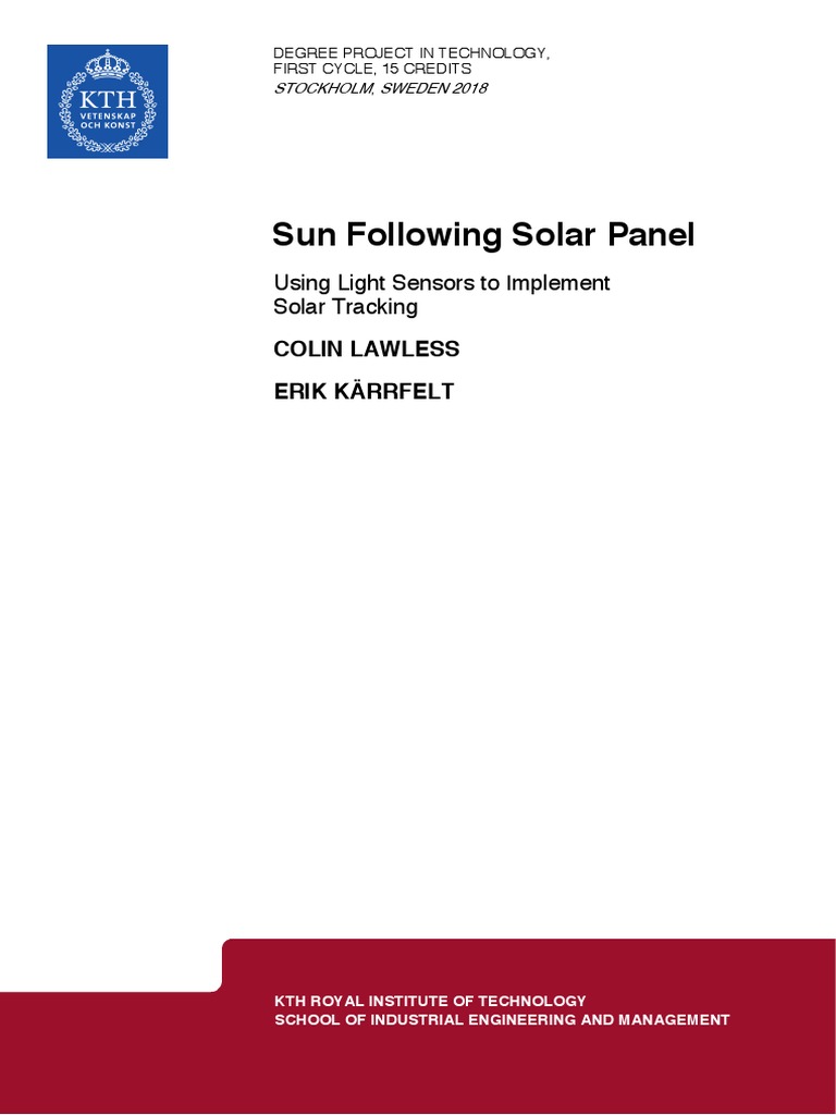 Solar Tracker Complete | PDF | Electric Motor | Solar Panel