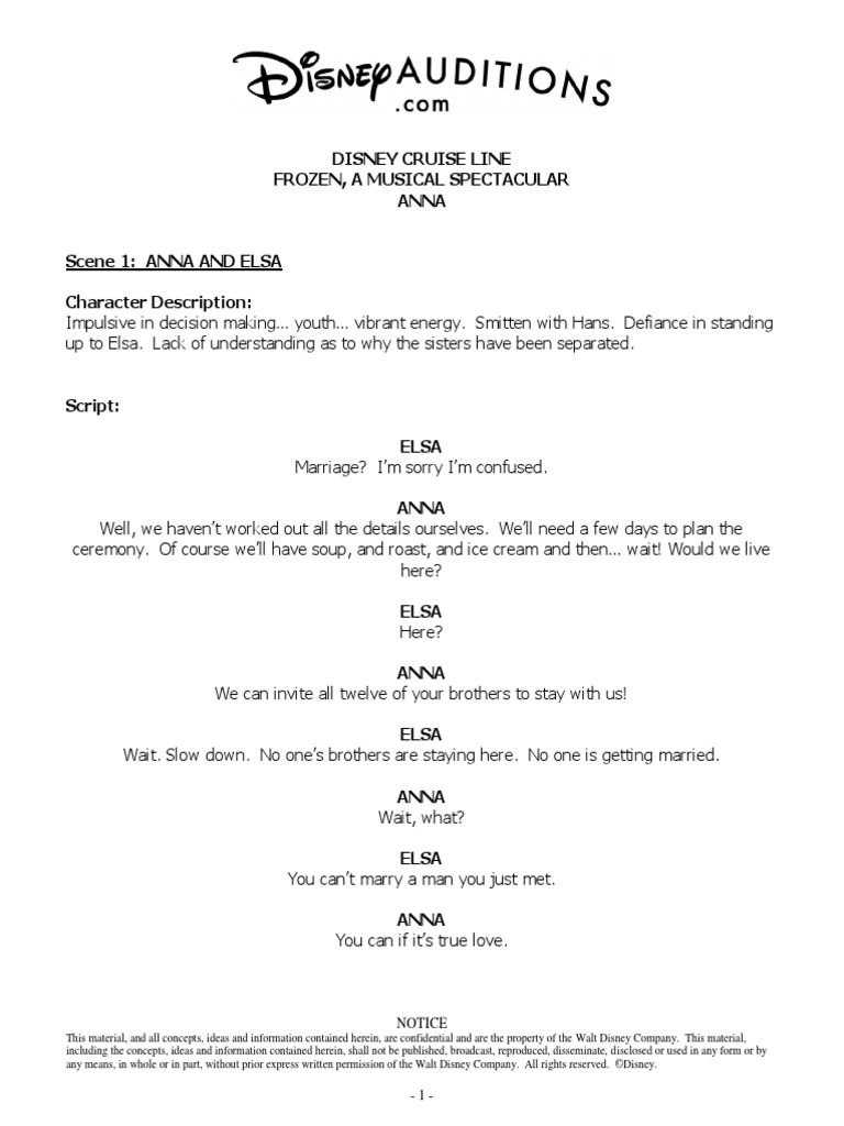 DCL Frozen Anna | PDF