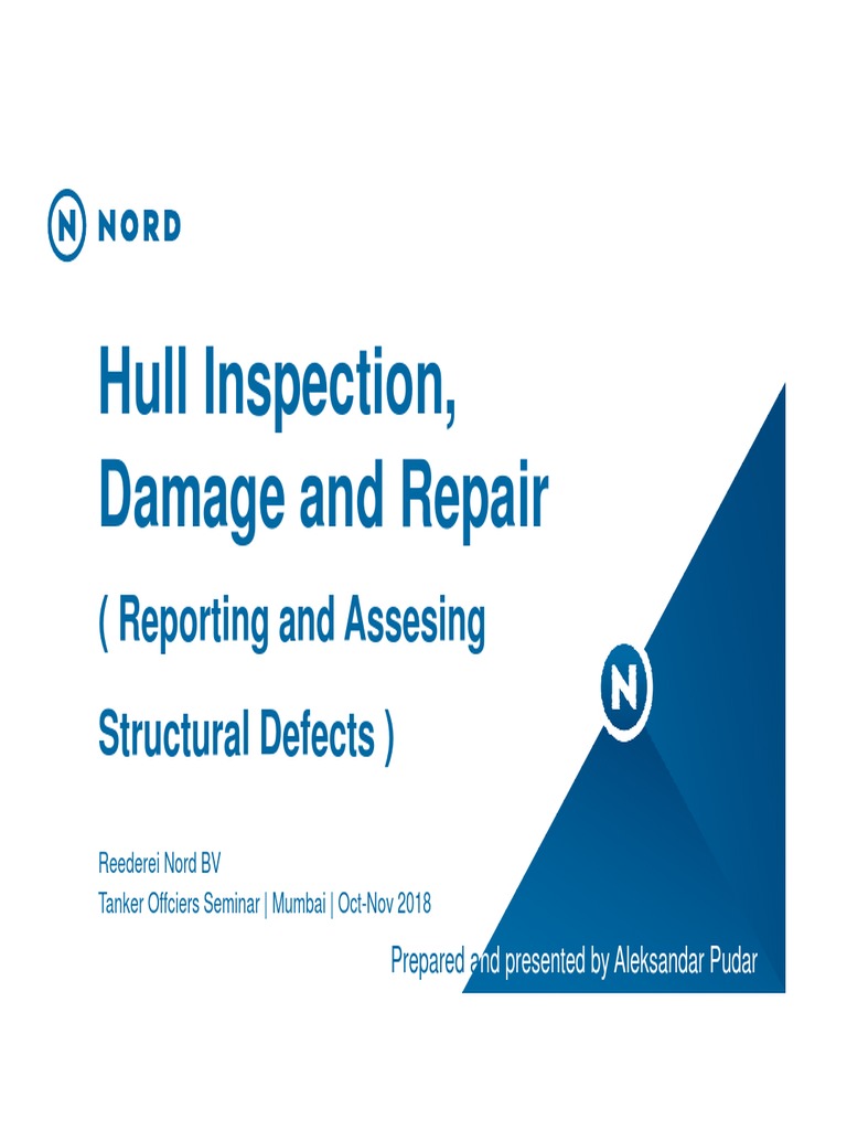 Hull Inspection Damage and Repair Report | PDF | Fatigue (Material ...