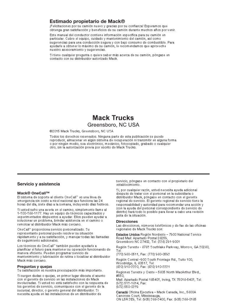 Mack Anthem | PDF | Eje | Software