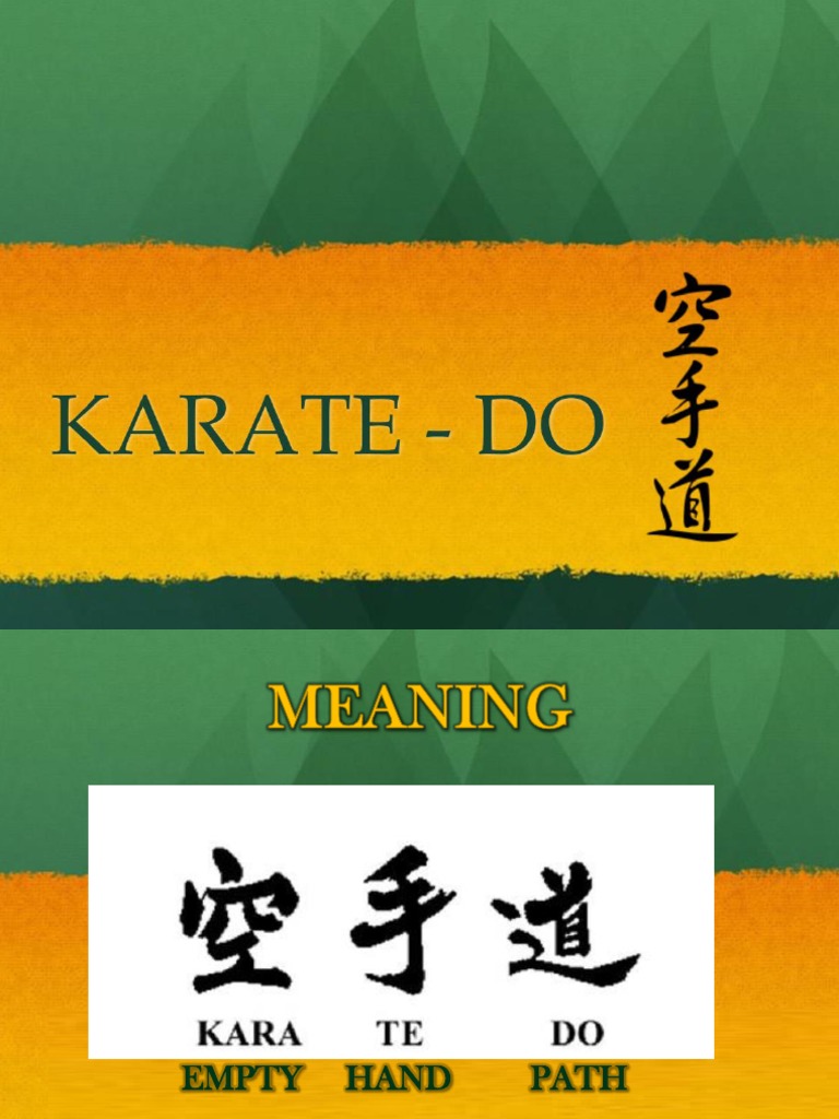 Karate English Presentation | PDF
