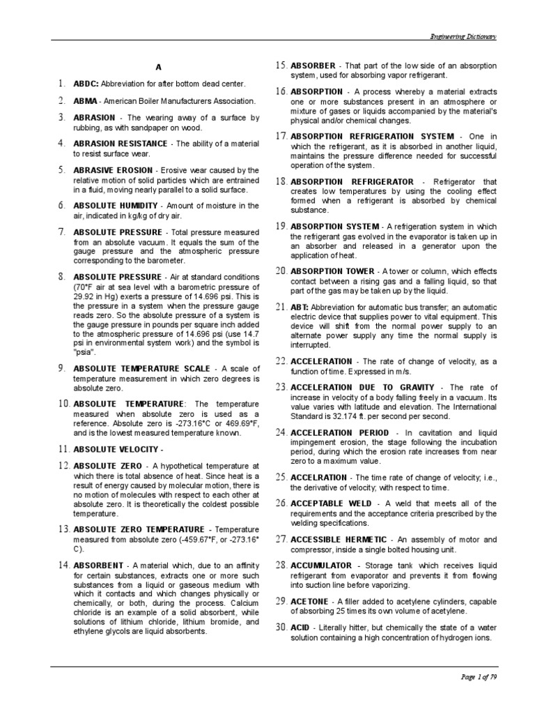 Chemical Dictionary PDF | PDF | Electric Current | Air Conditioning