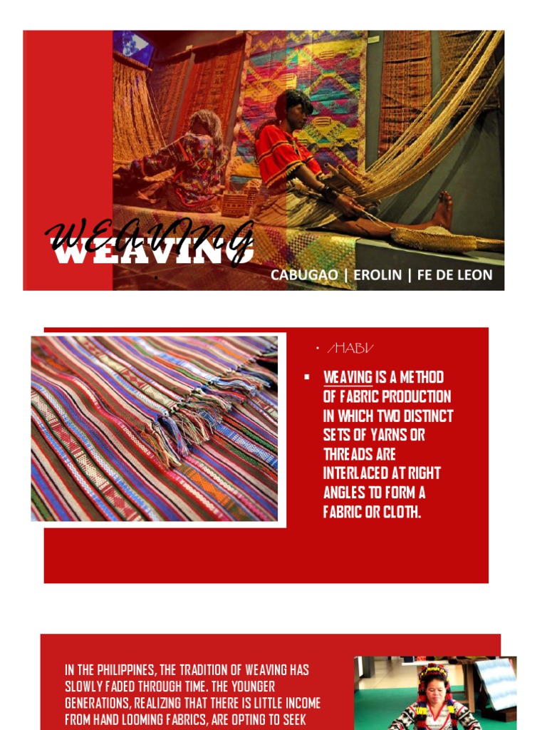 WEAVING | PDF | Weaving | Textiles