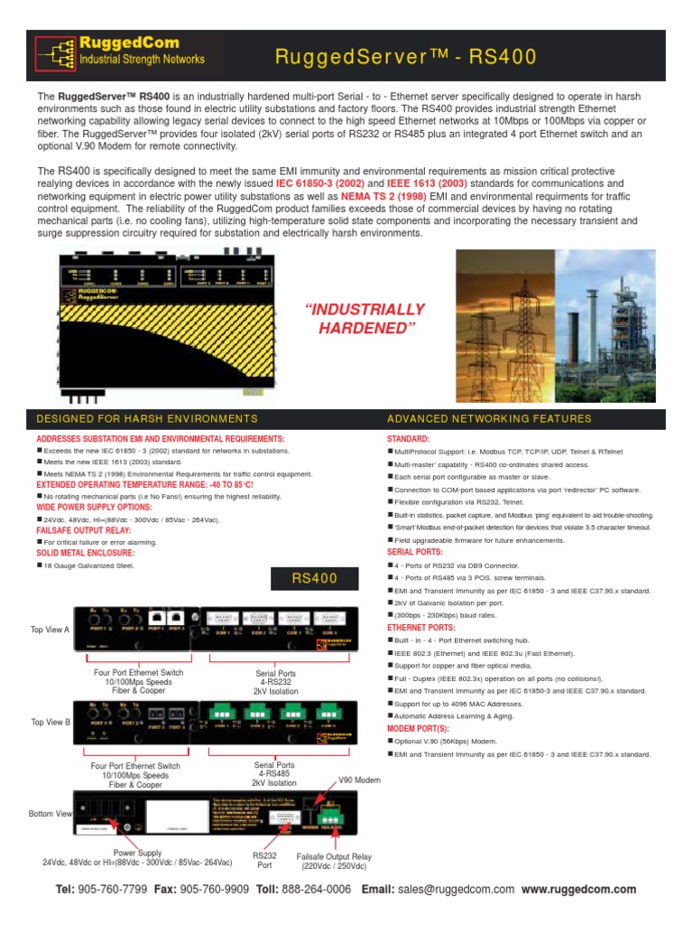 RS400 03 | PDF | Ethernet | Computer Network