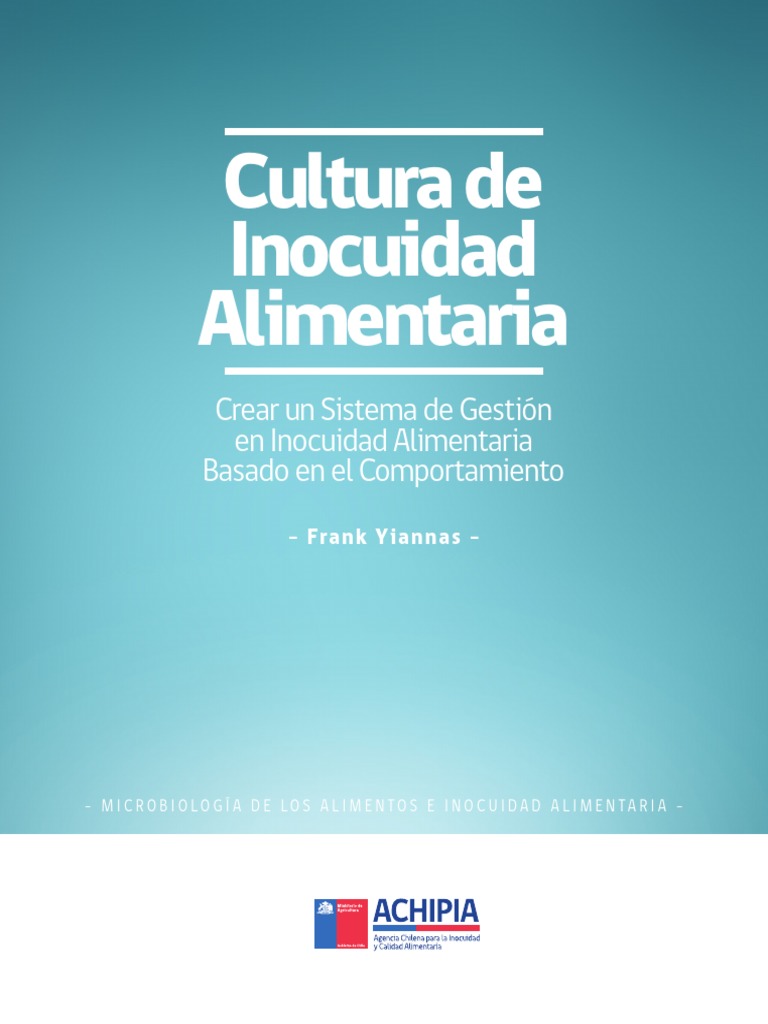 Cultura de Inocuidad Alimentaria - Frank Yiannas PDF | PDF | Alimentos ...