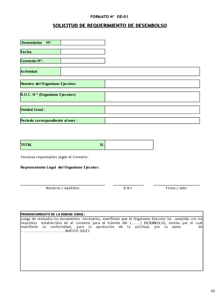 Formatos OE Responsable Tecnico | PDF | Presupuesto | Bienestar