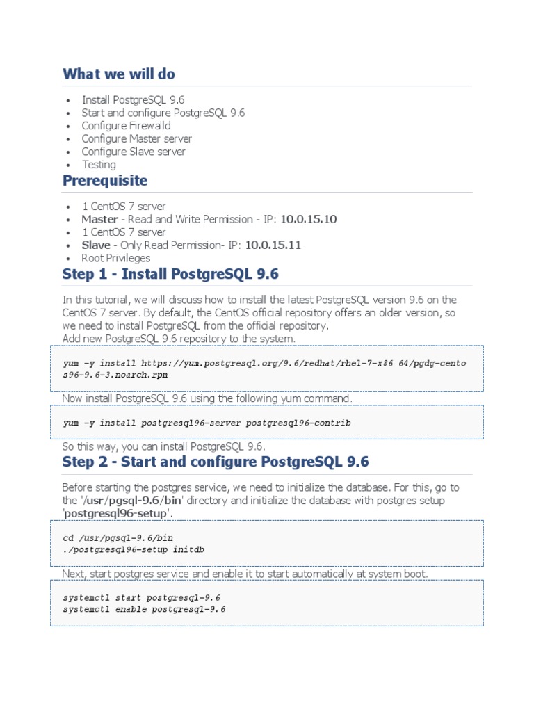 Postgres Replication | Download Free PDF | Postgre Sql | Computer Engineering