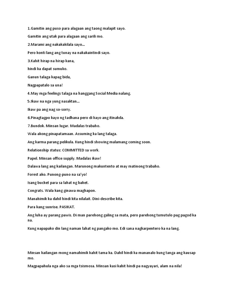 Hugots | PDF